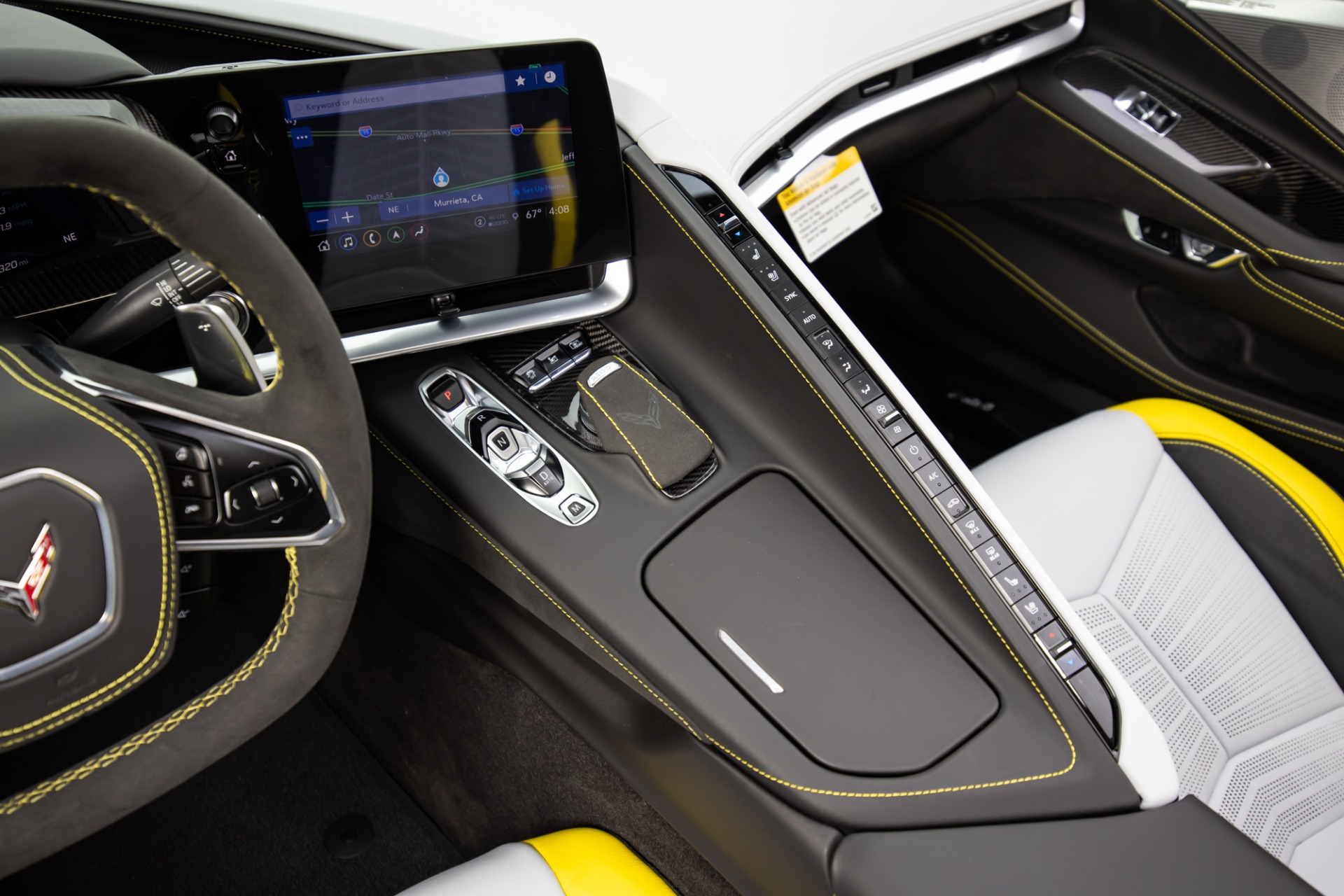 2022 Corvette Blue Interior