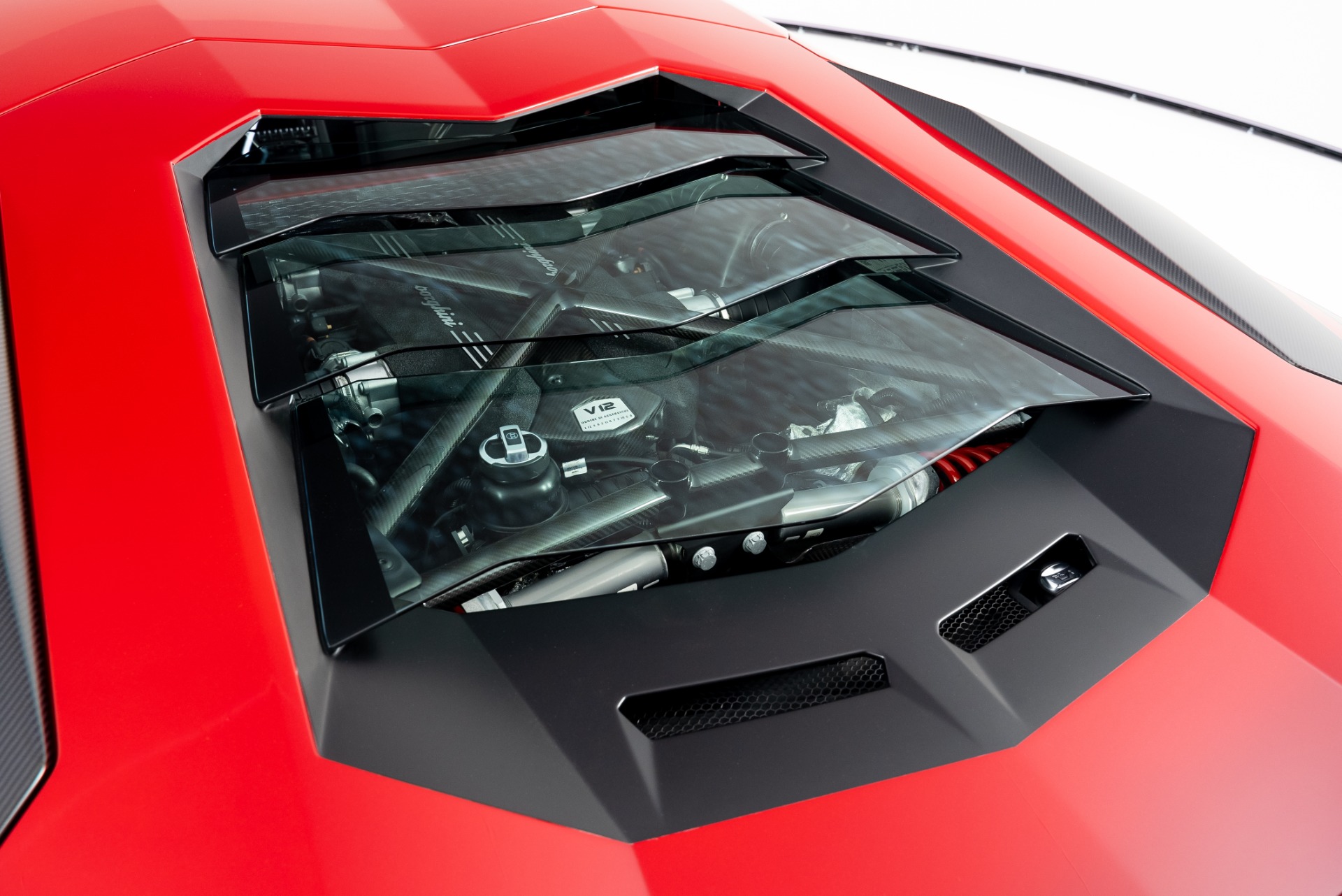 Lamborghini Aventador Engine Side View