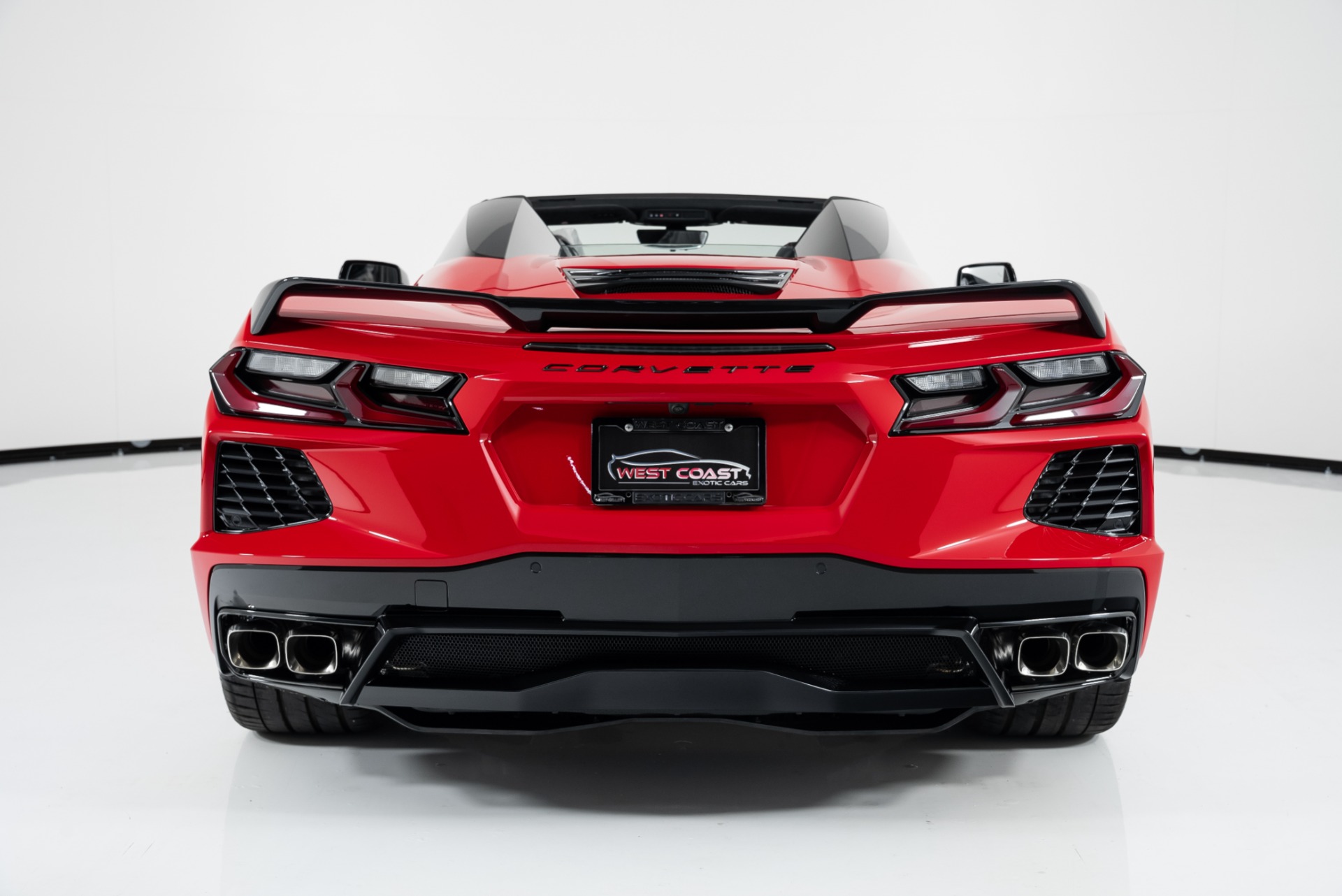 2022 Corvette Red Rear