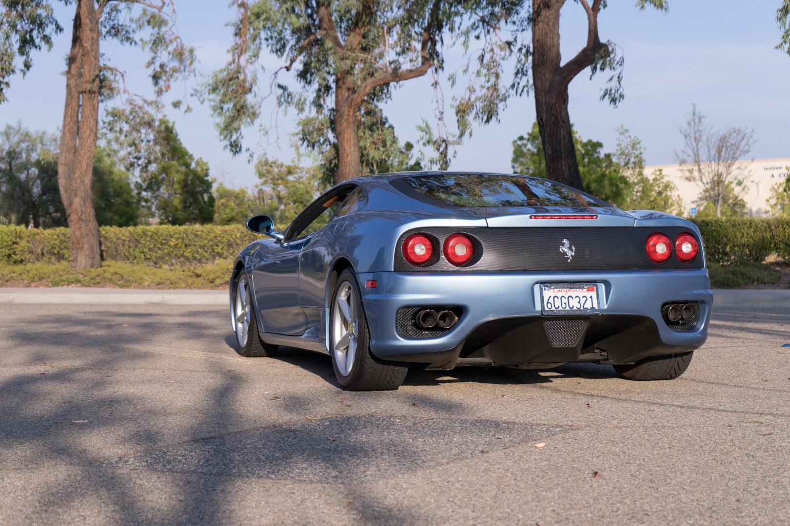 Baby Blue Ferrari 360 2004 Used Ferrari 360 SPIDER 6SP GATED * ONLY 9K