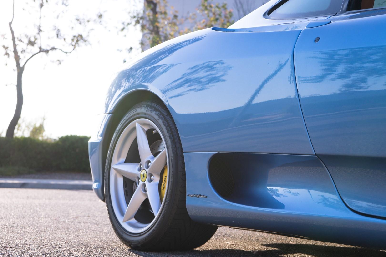 Baby Blue Ferrari 360 2004 Used Ferrari 360 SPIDER 6SP GATED * ONLY 9K