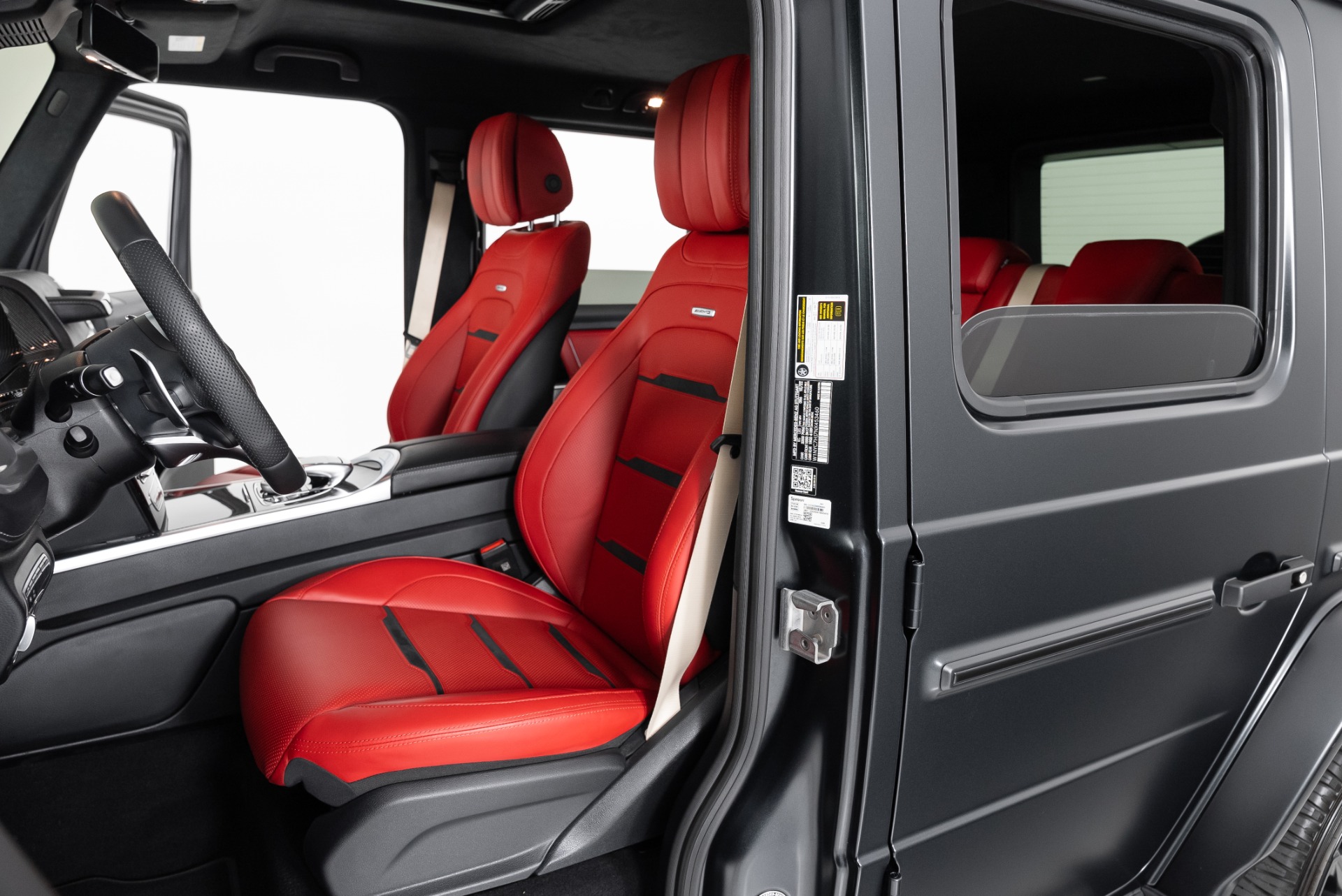 Black Mercedes G Class 2022 Interior