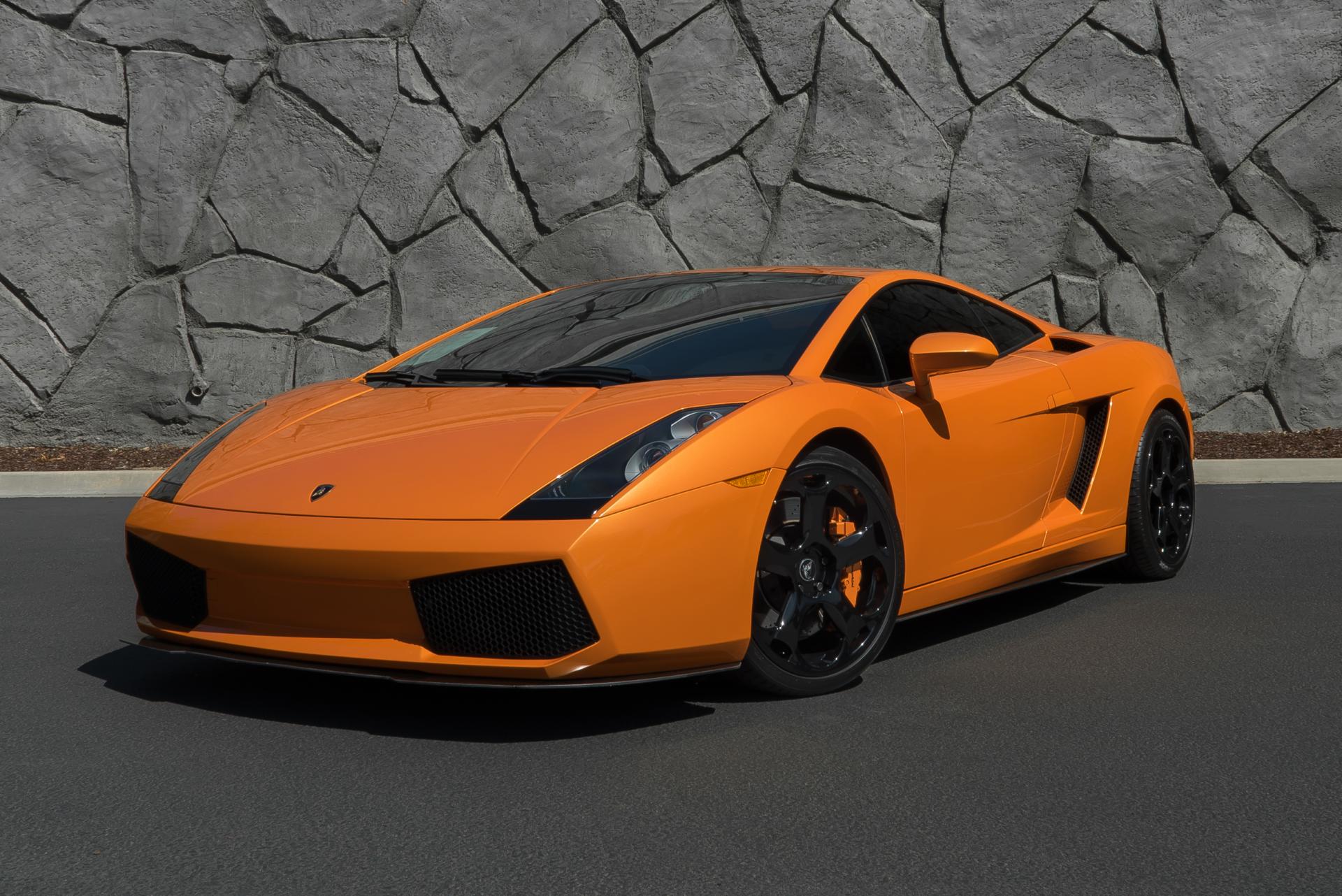 Orange Lamborghini Gallardo
