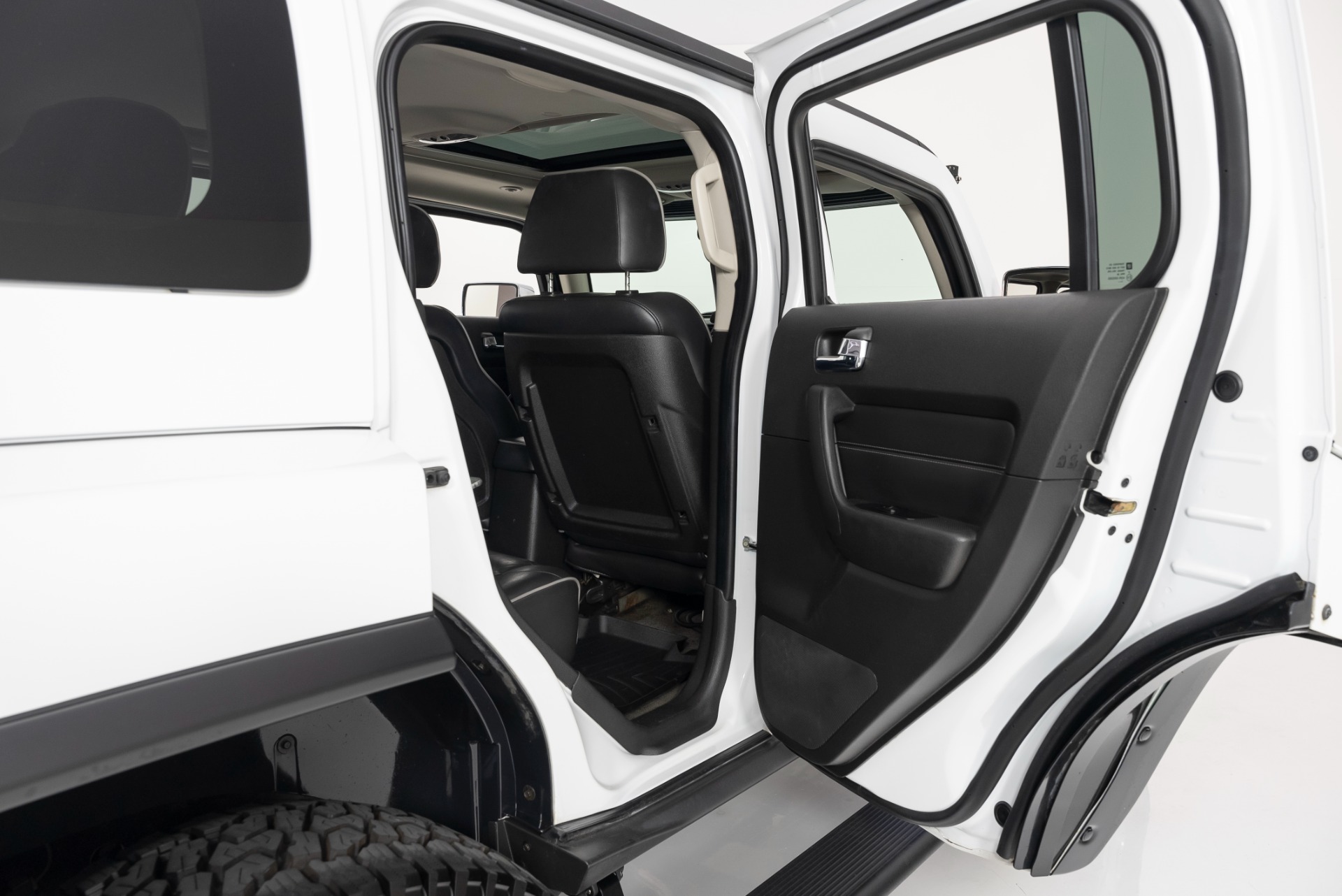 Red Hummer H3 Interior