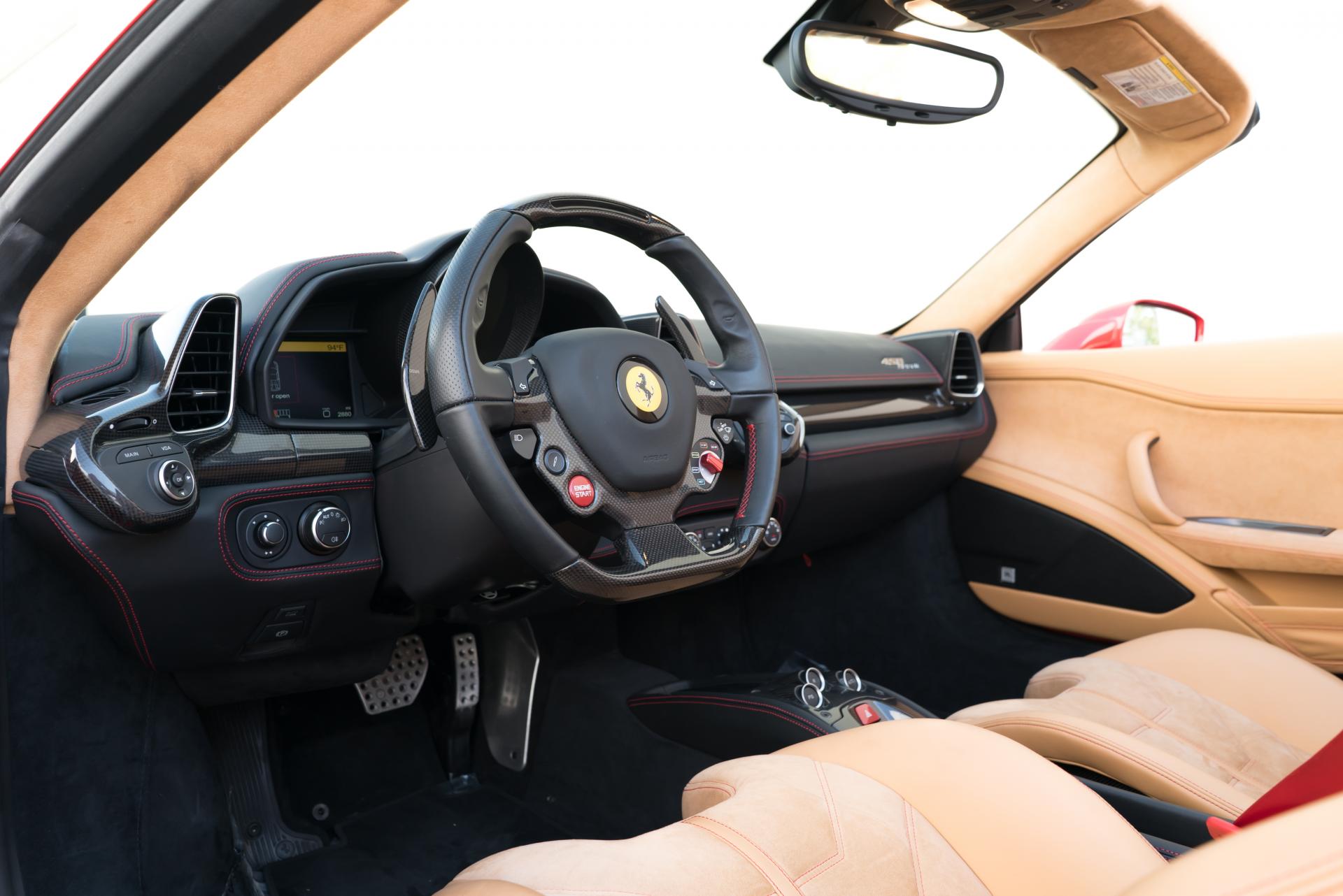 Ferrari 458 Spider 2014 Interior Used 2014 Ferrari 458 Spider Dct